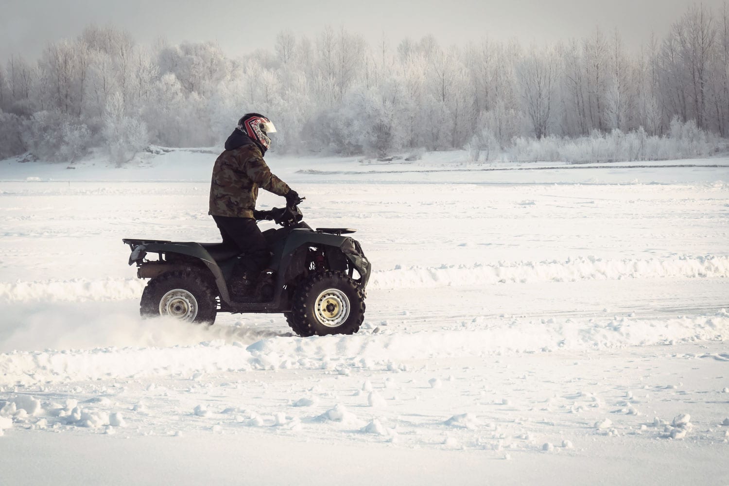 Peut-on circuler sur un cours d’eau gelé sans danger? - Planète Quad ...